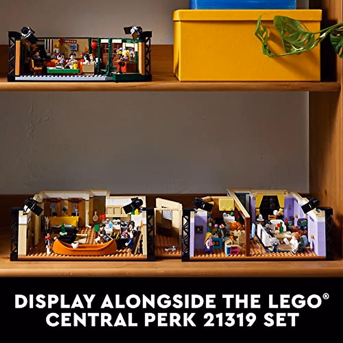 LEGO Icons The Friends Apartments 10292, Friends TV Show Gift from Iconic Series, Detailed Model of Set, Collectors Building Set with 7 Minifigures of Your Favorite Characters