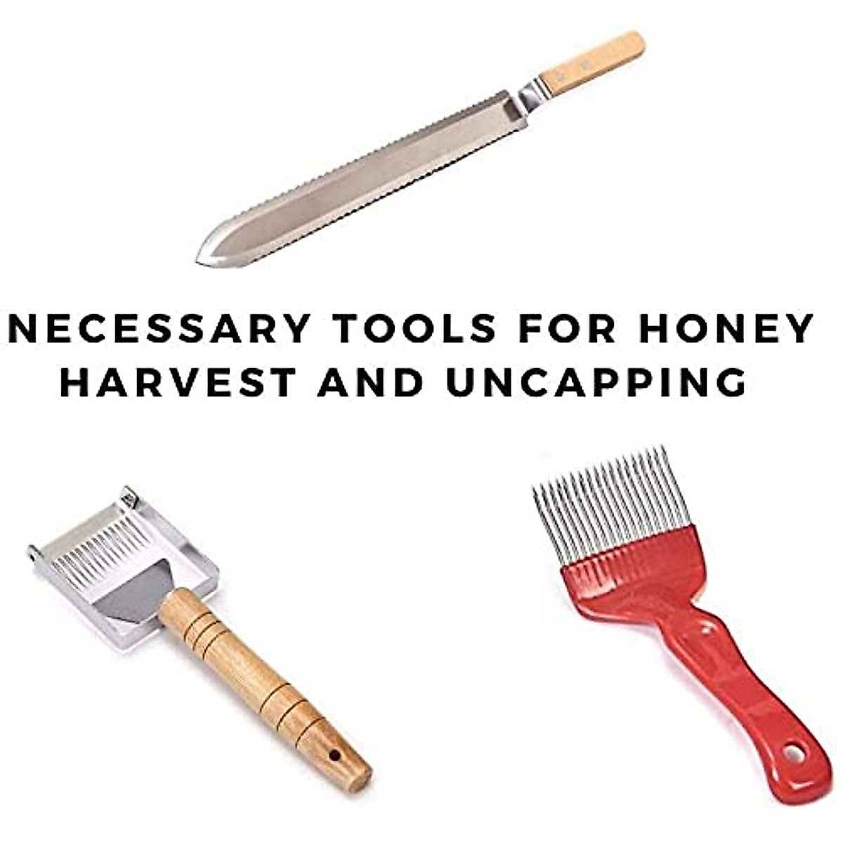 BeeCastle Beekeeping Supplies 22PCS Beekeeping Tools Kit, Bee Keeping Supplies-All Tools Kit Bee Keeping Starter Kit for Beginners and Professional Beekeepers