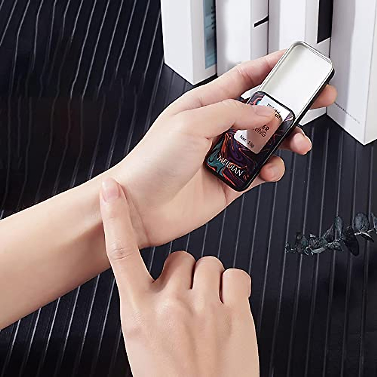 Birdfly Hommelure Fheromotherapy Solid Perfume Set, NaturalAddict Pheromotherapy Solid Perfume, Portable Pocket Solid Fragrance Balm, Pheromone Cologne for Men Attract Women. (A: 1 set)