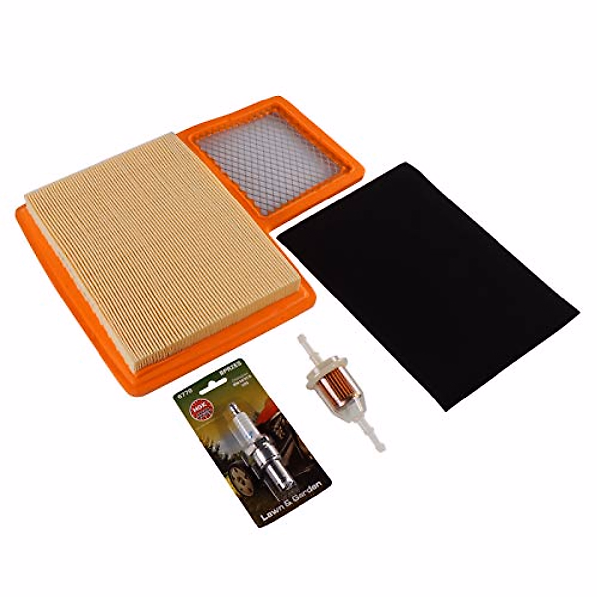 Huskey Golf Cart Tune Up Kit Compatible with Yamaha G16 G19 G22 G29 Drive 1996-2016 Gas Golf Carts,Includes Air Fuel,Pre Filter, Fuel Filter and NGK (BPR2ES) Spark Plug,NOT for Drive 2 EFI 2017+Models