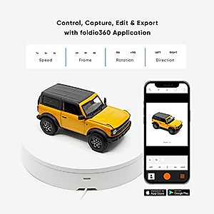 Foldio360 | Smart Photo 360 Turntable Controlled by Smartphone for Product Photography Shooting 360 Degree Image by ORANGEMONKIE