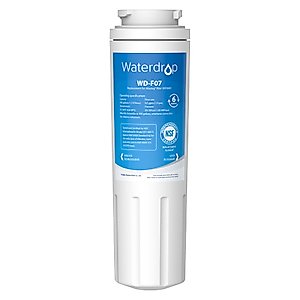 Waterdrop UKF8001 Refrigerator Water Filter 4, Replacement for Whirlpool® EDR4RXD1, EveryDrop® Filter 4, Maytag® UKF8001AXX-750, UKF8001AXX-200, 46-9006, Puriclean II, WF-UKF8001, WD-F07