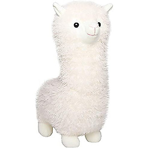 XIAOHONG 18" Llama Body Pillow, Giant Alpaca Plush Long Body Pillow, Llama Stuffed Animal Large Llamacorn Alpaca Doll Plushie Hug Pillow, Cuddly Alpaca Long Pillow Christmas Birthday Gift