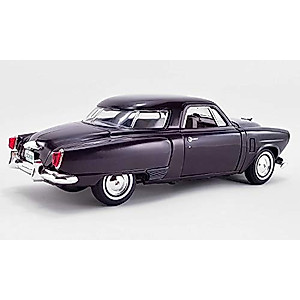 1951 Studebaker Champion Black Cherry Limited Edition to 500 Pieces Worldwide 1/18 Diecast Model Car by Acme A1809201