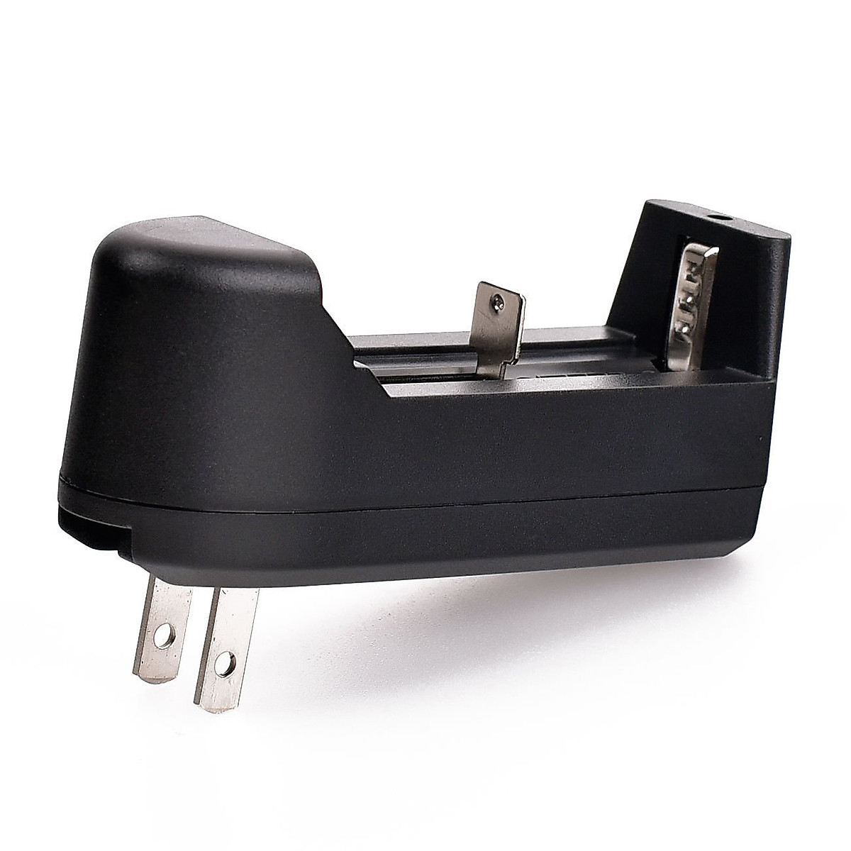 3.7V Smart Universal Rechargeable AAA AA 18650 RCR123A 14500 16340 17650 Li-ion Battery Charger for Camera/Flashlight/Laser Sight/Toys (Single Slot)