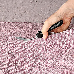 CANARY Carpet Cutter Tool 8" Heavy Duty Carpet Scissors, Razor Japanese Stainless Steel Blade, Spring Loaded Hand Shears for Carpet, Rug, Artificial Grass, Metal Mesh, Made in JAPAN