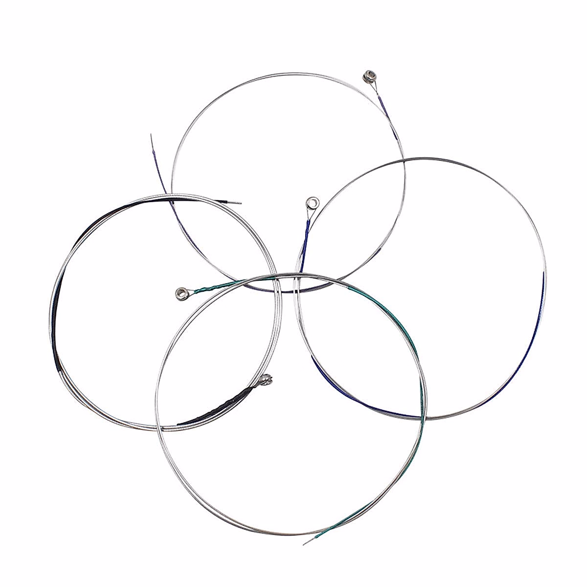 JYsun Viola Strings 2 Full Sets A D G C with Stainless Steel Core Nickel-Plated Ball-End Nickel Chromium Wound