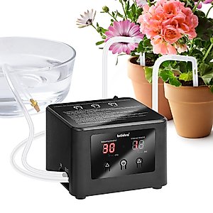Automatic Watering System, Briidea Automatic Plant Waterer Indoor, DIY Drip Irrigation Kit for Vacation, Power Adapter, Auto Watering Devices for 15 Potted Plants