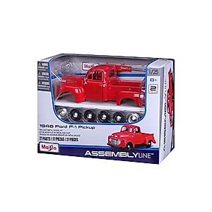 Maisto 1:24 Assembly Line 1948 Ford F-1 Pick-up, Red