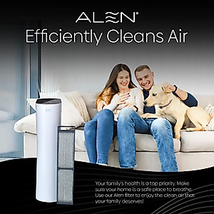 Alen Air Filter TF50-Fresh Replacement HEPA Filter + Carbon for Paralda Air Purifier - Captures Allergens, Dust + Light Household Odors & Smoke (1 Filter)