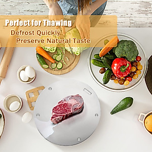 Heat Diffuser Plate for Gas Stove, Gocoffun Stainless Steel Induction Adapter Plate with Removal Handle, for Cookware Simmer Ring Induction Hob Plate Heat Diffuser(11inch)