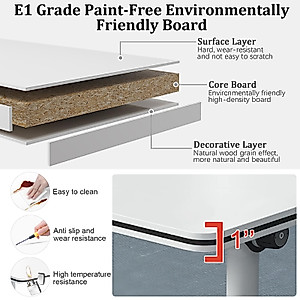 conference table,modern white office folding Flip Top Mobile Training Table 55"D x 21.6"W x 29.5"H The rounded table with wheels is convenient and fast,suitable for office,meeting room,classr ( 4Pcs)