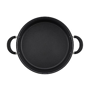 Circulon - 78005 Circulon Momentum Stainless Steel Nonstick Casserole Dish/ Casserole Pan / Dutch Oven with Lid - 5 Quart, Silver