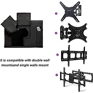 Indeed BUY Outdoor TV Cover 55" - 58" - with Bottom Cover - 600D Waterproof TV Cover and Weatherproof Dust-Proof Material,Protect Your LED, LCD, Plasma TV Screens