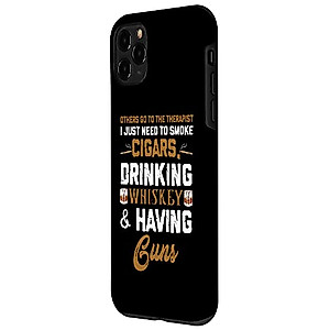 iPhone 11 Pro Others smoke sigars, whiskey & having guns Cigars Case