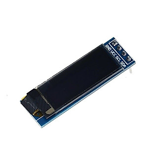 Mustpoint 2x OLED LCD Display 0.91" SSD1306 4PIN 128x32 IIC I2C DC 3.3V-5V Serial DIY Module for Arduino (White)