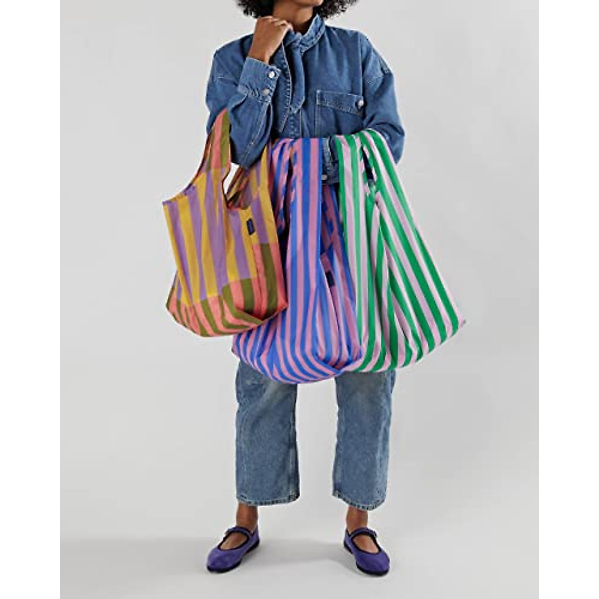 Standard Baggu Set of 3 - Awning Stripes