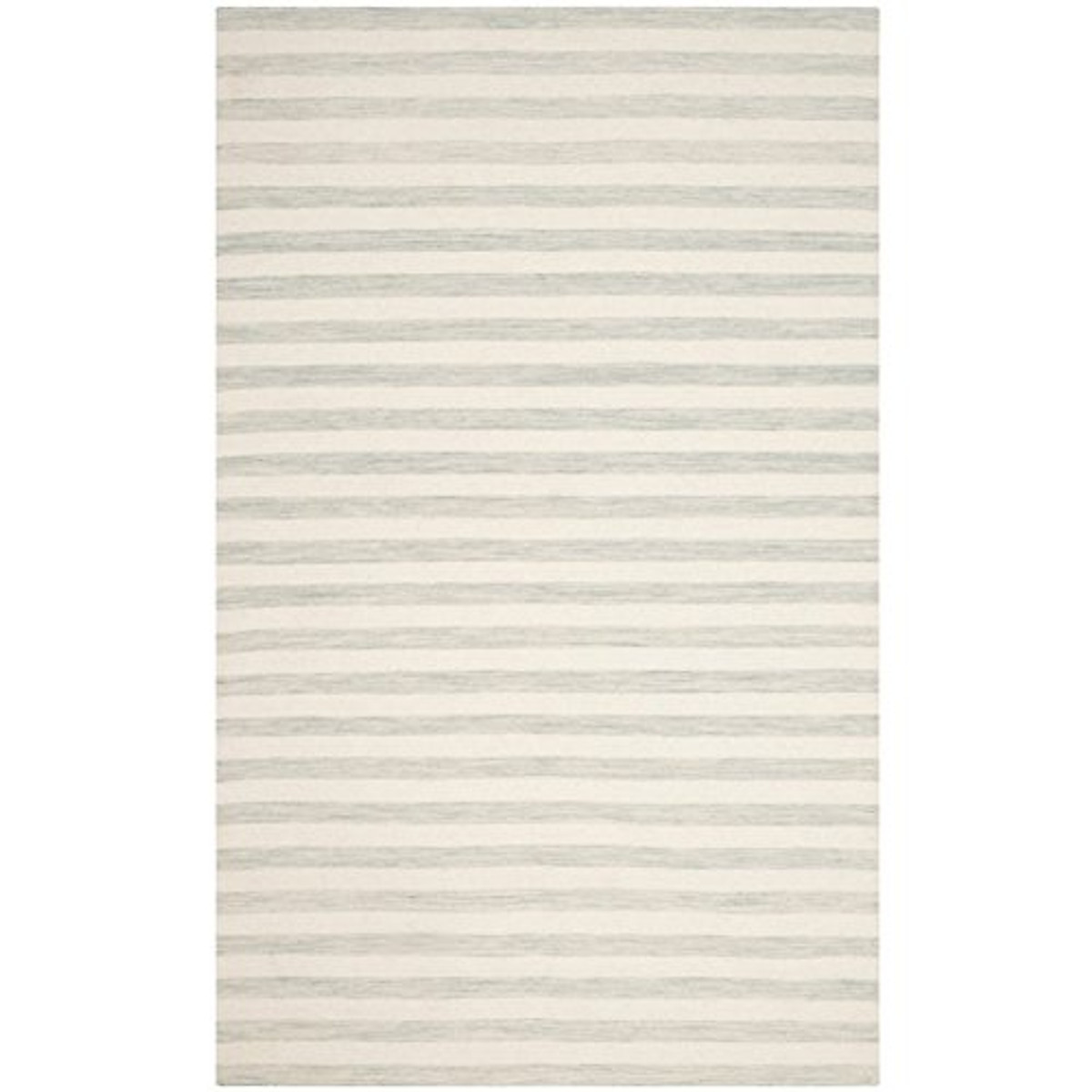 SAFAVIEH Dhurries Collection 2'6" x 10' Light Blue/Ivory DHU575G Handmade Flatweave Premium Wool Runner Rug