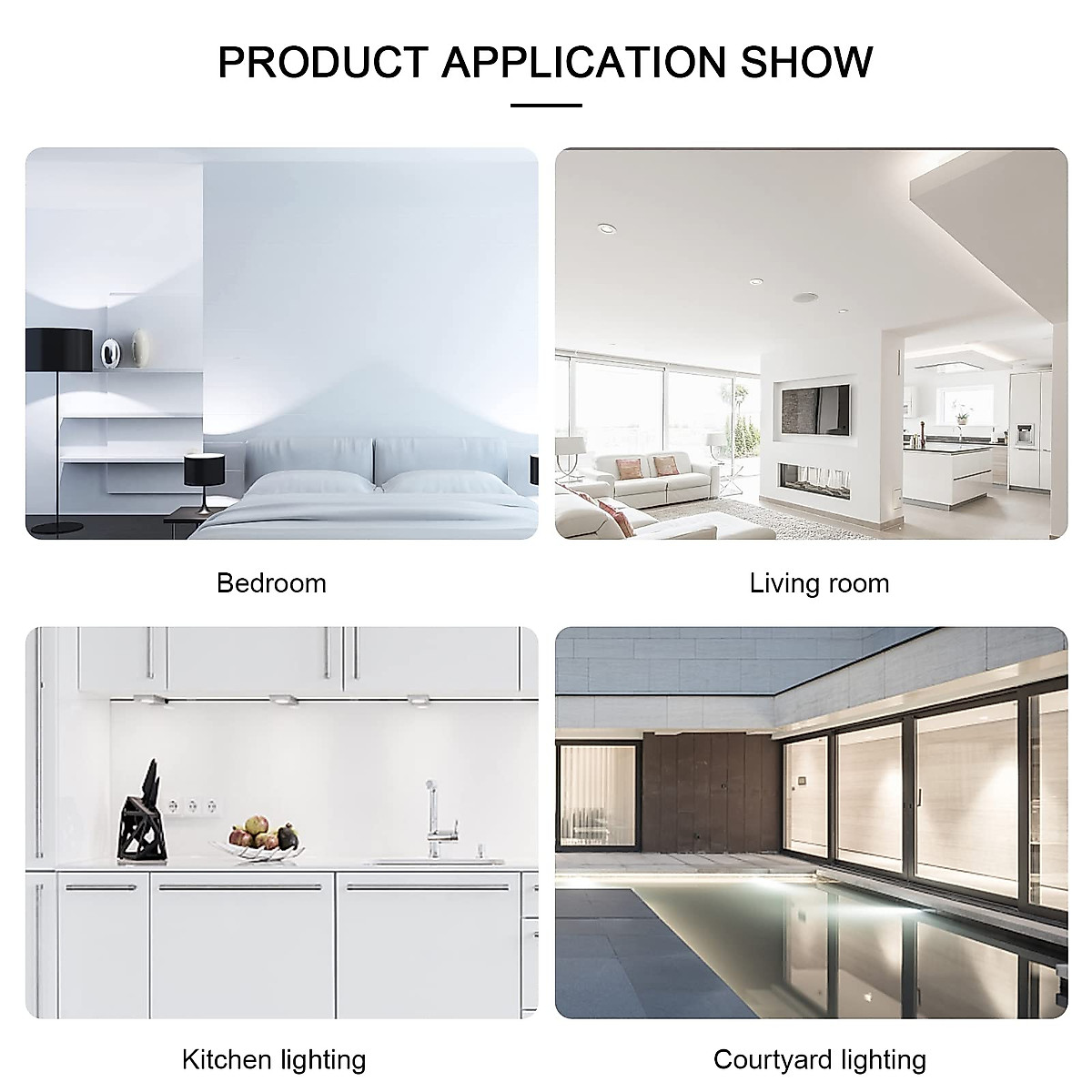 78mm 10W R7S LED COB Light Bulb 100W Equivalent T3 J78 J-Type Linear Bulb 120V R7S Base Dimmable 78mm Double Ended Flood Light Bulbs 360°Beam Angle Landscape Lights 6000K (Cool White, 4 Pack)