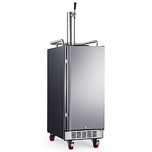 EdgeStar KC1500SS 15" Built-In Stainless Steel Kegerator
