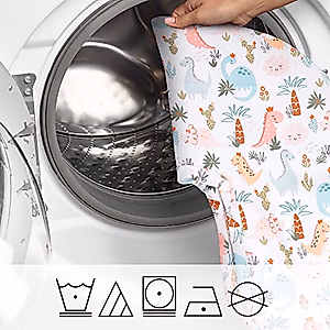 Boppy Original Support Nursing Pillow, Blush Pink Dinosaurs, Ergonomic Breastfeeding, Bottle Feeding, and Bonding, Firm Hypoallergenic Fiber Fill, Removable Cover, Machine Washable