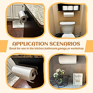 Wall Mount Stainless Steel Rack Kitchen Paper Towel Holder Under Cabinet