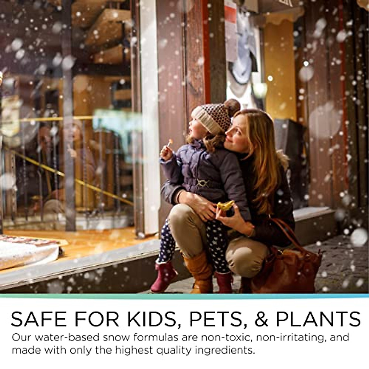 Froggy's Flakes Snow Machine Fluid, Long-Lasting Formula Snow Fluid with 75+ Feet Float/Drop, 1 Gallon