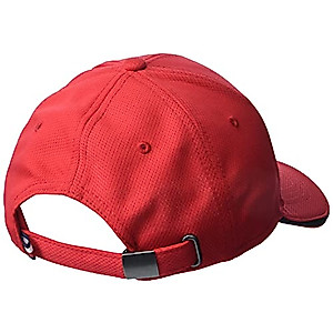 Tommy Hilfiger Men’s Cotton Billy Adjustable Flap Baseball Cap Apple Red
