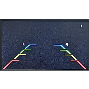 Universal Car Reversing Back-up Camera with IP67 Waterproof Rating, 170° View Angle 4 Infrared Night Vision LED Lights, Vehicle Rear View Camera System for US License Plate mounting