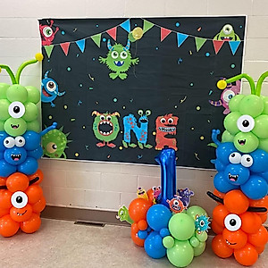 Vuzvuv 50 pcs Eyeball Top Latex Balloons Black White Eye Printed Balloon for Animals Eye DIY Creations Birthday Funny Party Halloween Decoration Garland Balloon Arch （5 inch）