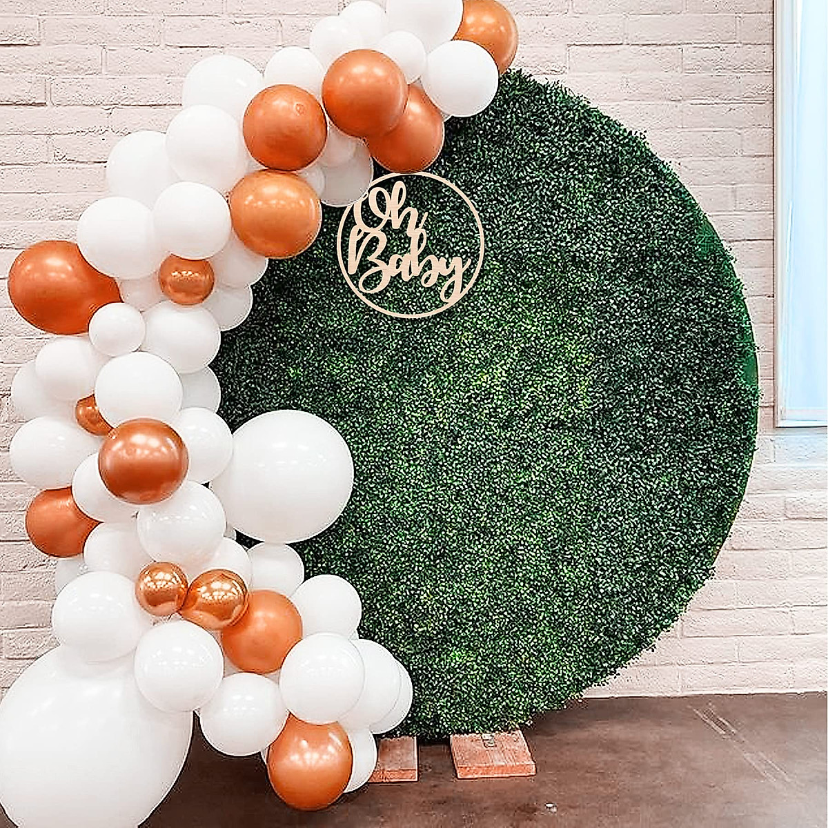 12.6in Oh Baby Sign for 1st Birthday Backdrop Wood Baby Shower Sign for Gender Reveal Backdrop,Oh Baby Wooden Sign for Gender Reveal Backdrop Decorations Wall Photo Props,Baby Announcements