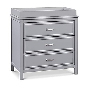 DaVinci Charlie 3-Drawer Dresser in Grey