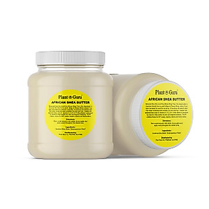 Raw African Shea Butter 3 lbs. Bulk 100% Pure Natural Unrefined IVORY Grade A - Ideal Moisturizer For Dry Skin, Body, Face And Hair Growth. Great For DIY Soap and Lip balm Making.