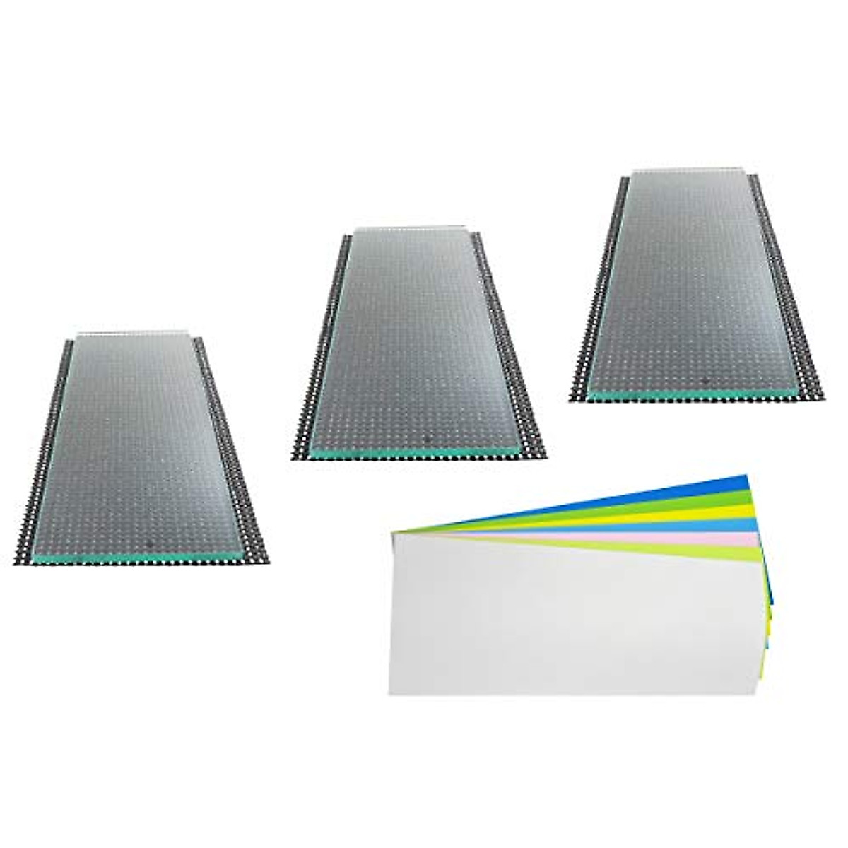 Taytool 279205 Three Sheets 5/16 x 5 x 12 Deal Flat Float Plate Glass with 7 Sheets 3M (TM) Lapping Microfinishing Film 4-1/4 x 11 for Scary Sharp Sharpening System