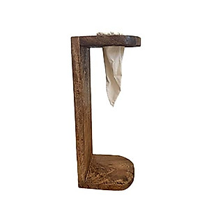 Chorreador, Nicaraguan Handmade Wooden Stand Coffee Dripper with Reusable Cloth Filter