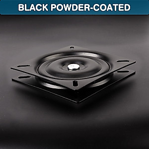Boat Seat Swivel, Bar Stool Swivel Plate Replacement, Square Swivel Mechanism for Furniture Recliner Chair and Boat Seat
