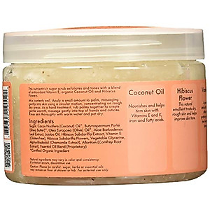 Shea Moisture Sheamoisture Coconut & Hibiscus Hand & Body Scrub, 12 Oz