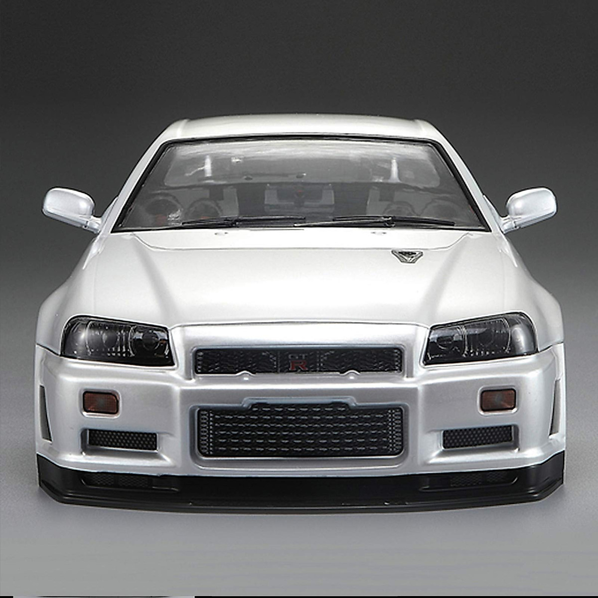 Goolsky Killerbody 48646 Skyline (R34) Finished Body Shell Frame for 1/10 Electric Touring RC Racing Car DIY (White)
