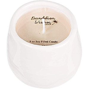 Pavilion - Make a Wish White Ceramic Soy Serenity Scented Candle