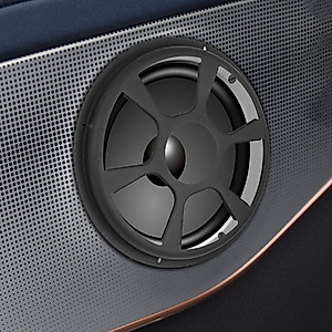 X AUTOHAUX Universal 9 Inch Black Car Audio Speaker Hollow Mesh Subwoofer Grill Cover Protector 2 Pcs