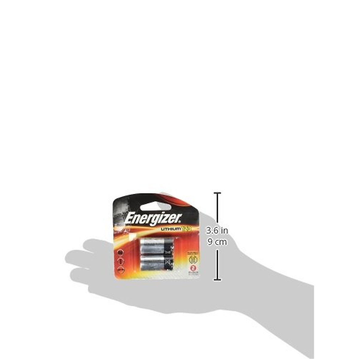Energizer 3V Batteries, 3 Volt Battery Lithium, 2 Count