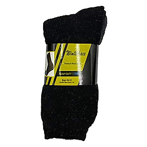 48 Pairs Bulk Thermal Work Socks for Men, Heavy Duty Thick Winter Boot Sock