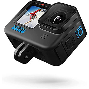Pixel Hub GoPro HERO10 Hero 10 Camcorder Black - Ultimate Bundle Includes: Sandisk Ultra 64GB microSD, 2X Extra Batteries, Charger, Underwater Housing, LED Light Kit, Carry Case and More