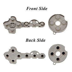 Onyehn 4 Sets Silicone Conductive Rubber Pads Button D-Pad for Xbox 360 Controller Buttons Repair Replacement Part