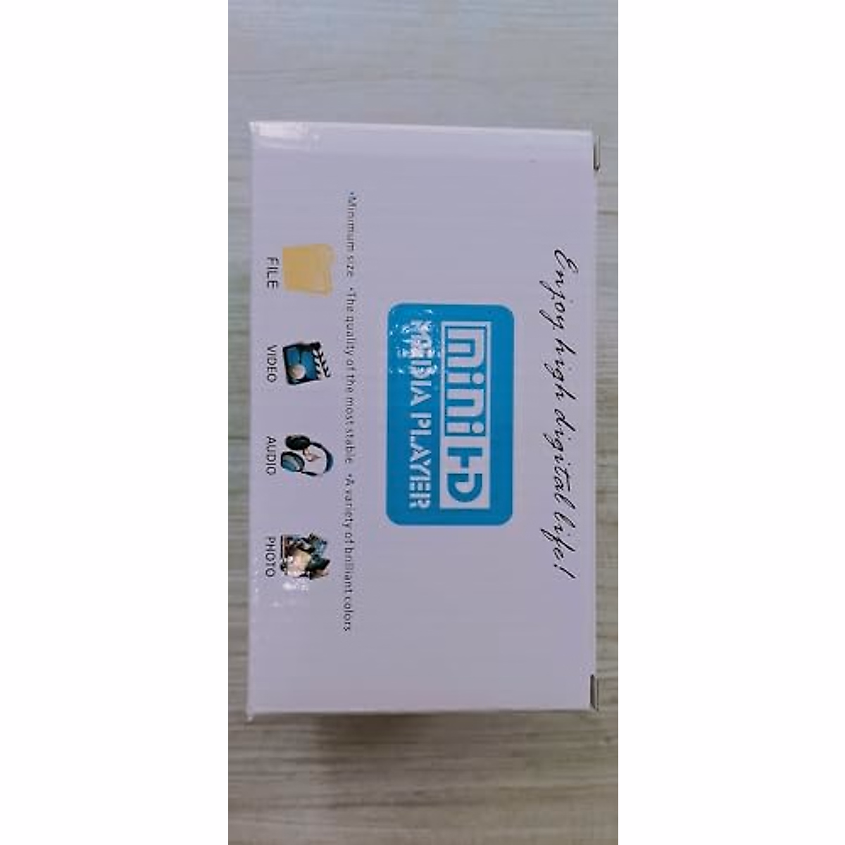 HDMI Media Player, Blue Mini 1080p Full-HD Ultra HDMI MP4 Player for -MKV/RM/ MP4 / AVI etc- HDD USB Flash Drive/HDD and SD Card