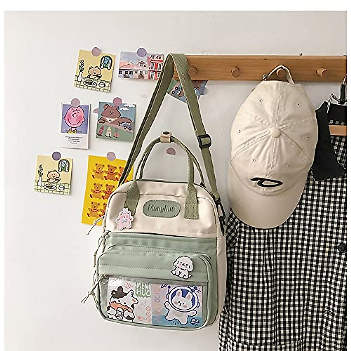 Sunny Fanny OU Cute Backpacks. Japanese Anime Kawaii Backpack School Functional Travel Waterproof Bookbag Laptop Bag…