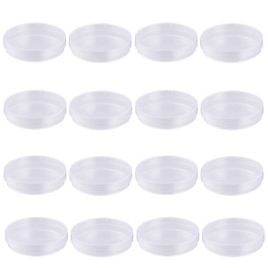 20 PCS 60mm Plastic Petri Dishes Culture Dishes with Lids