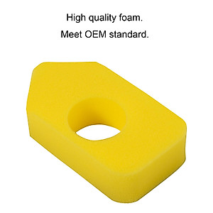 ZLKSKER 698369 Foam Air Filter Elements for B&S 4216 5099 5086K Lawn Mower, 10A902 98902 98982 9B902 10B902 Engine (2)