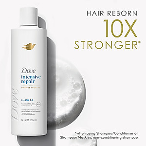 Dove Shampoo Intensive Repair for Damaged Hair with Bio-Protein Care Technology and Amino Serum 12 Fl Oz