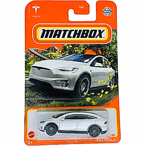 Matchbox 2022 - Tesla Model X - White - 59/100 - Ships Bubble Wrapped in a Box